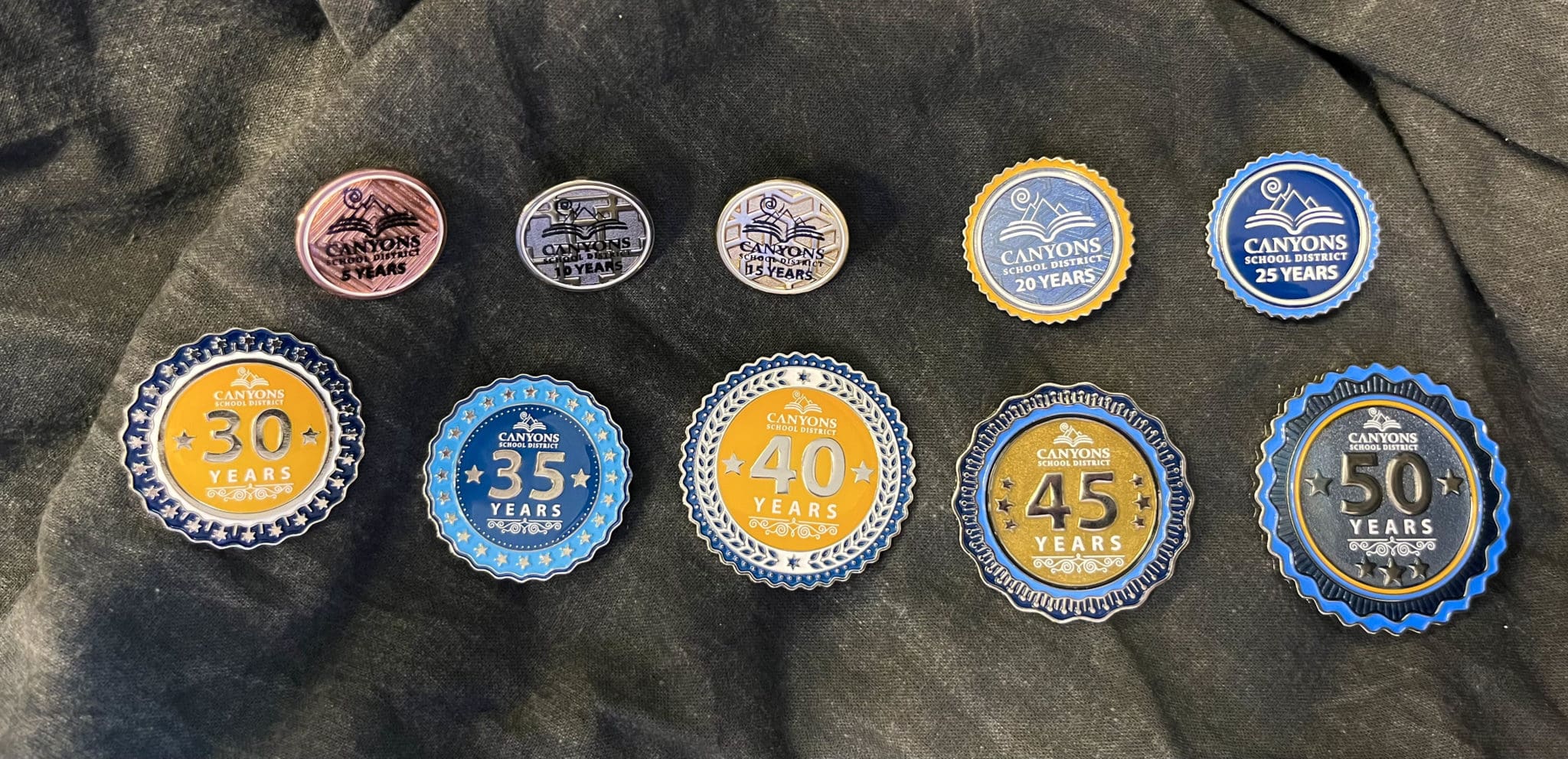 Years of Service Pins - Canyons School District