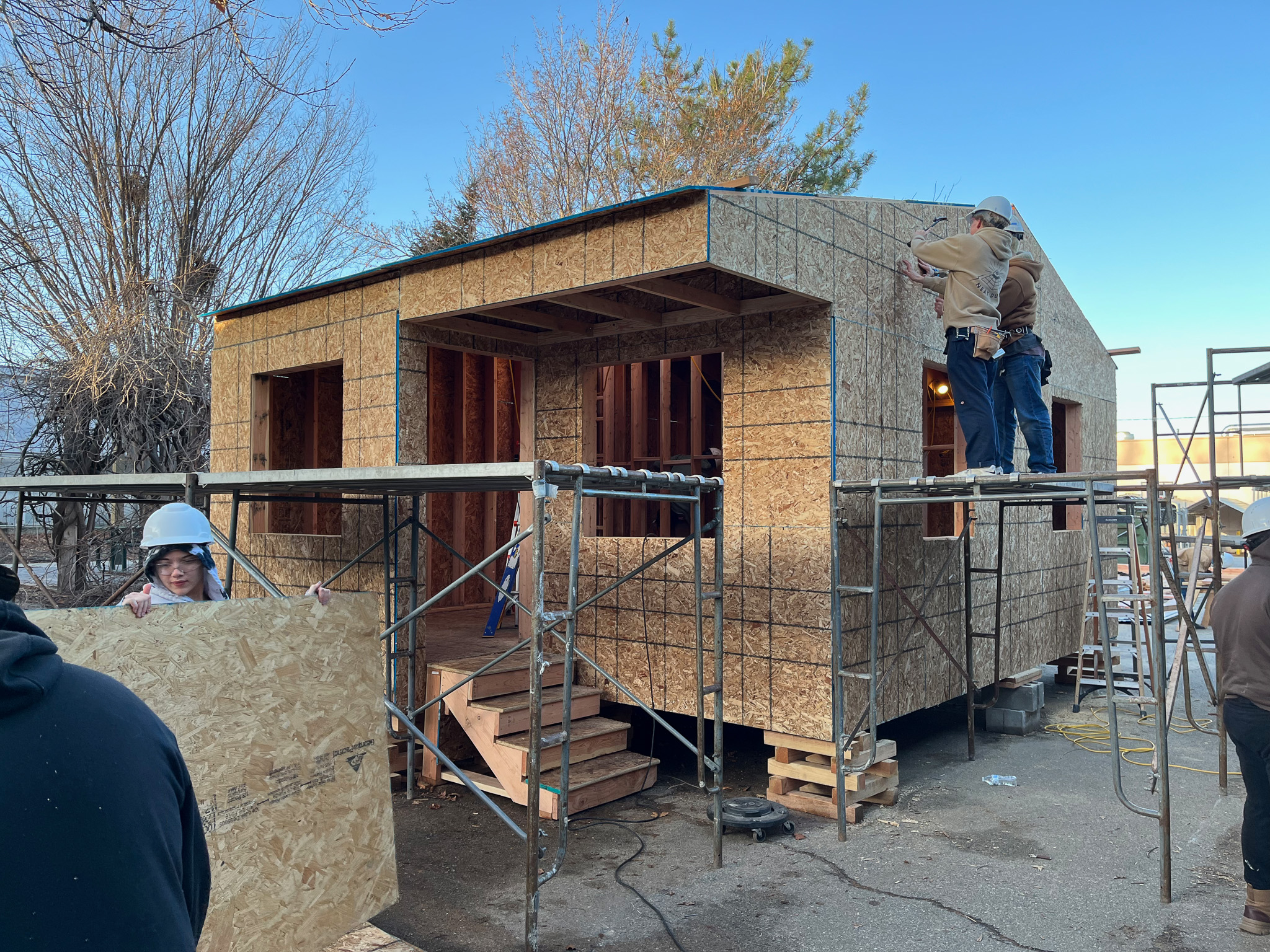CSD Students Build Tiny Homes for the Homeless - Canyons School District
